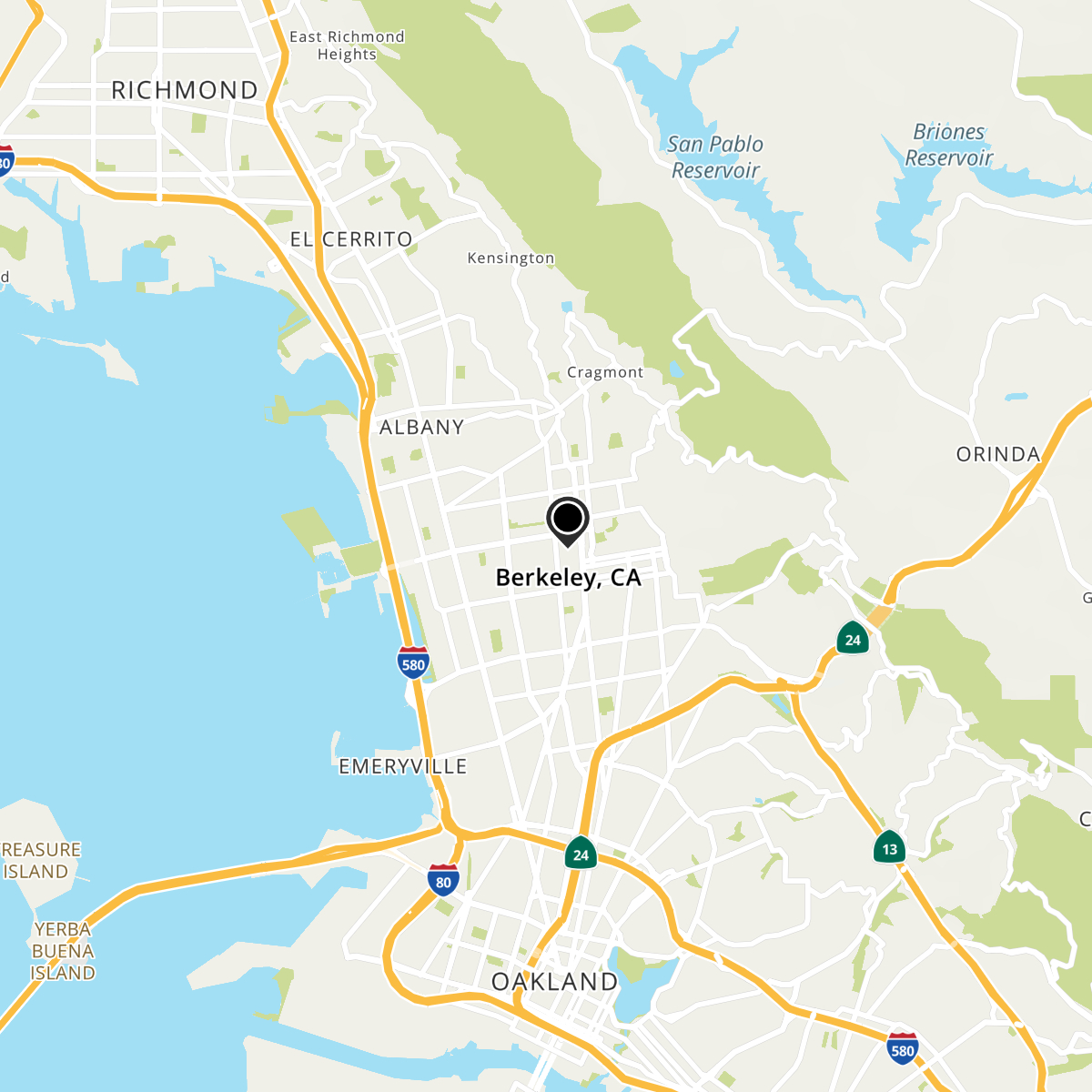 Berkeley, CA Map & Directions - MapQuest