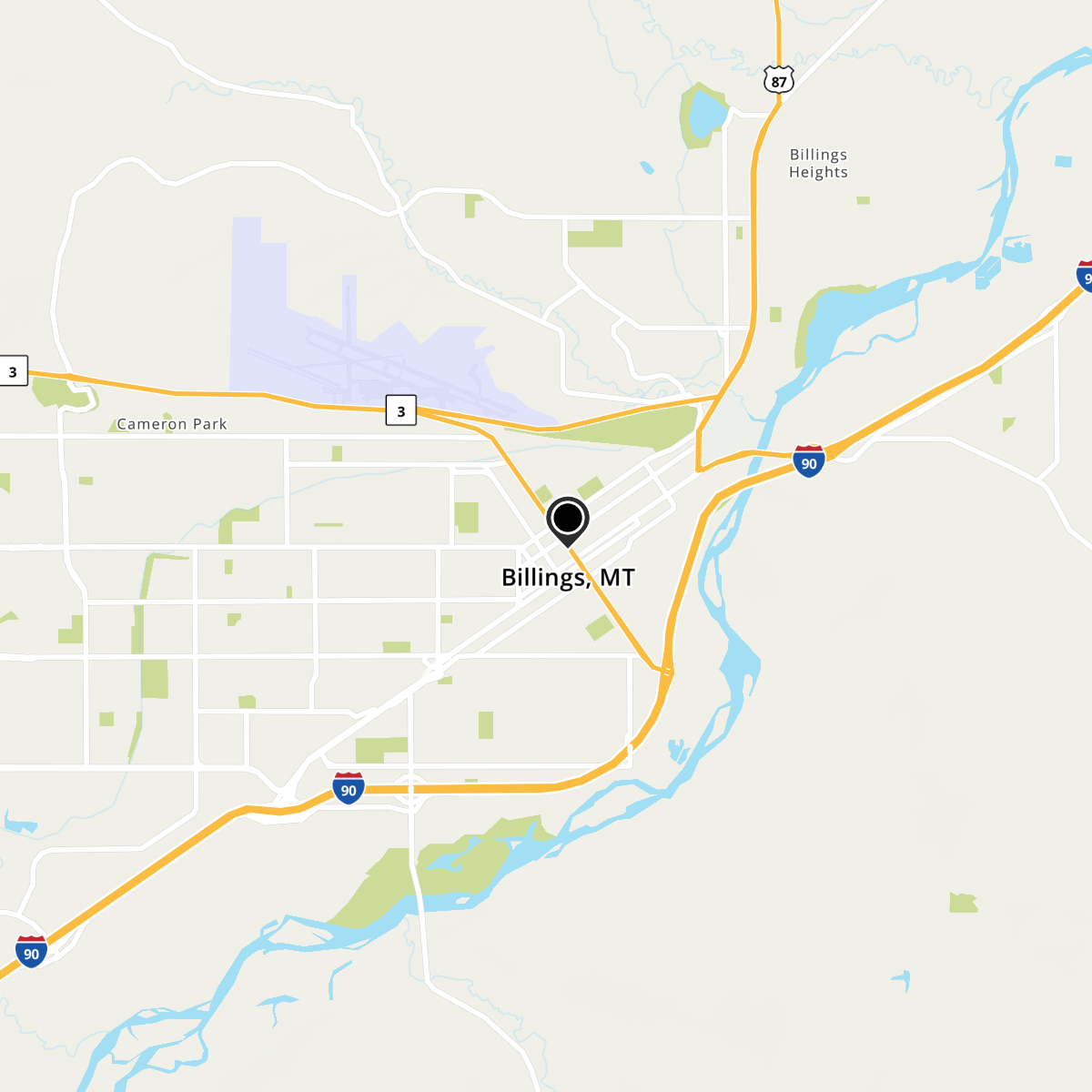 Billings, MT Map & Directions - MapQuest