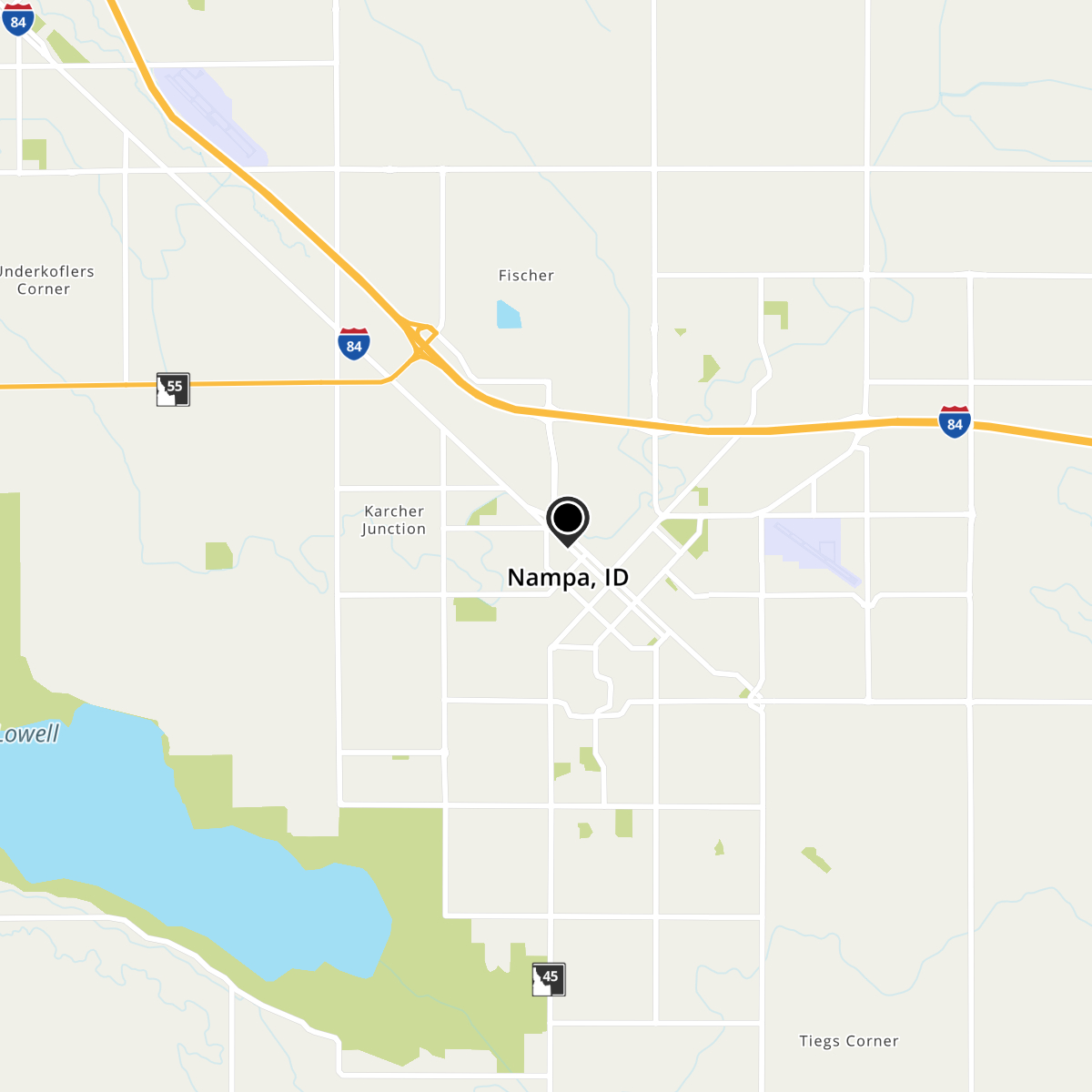 Nampa, ID Map & Directions - MapQuest