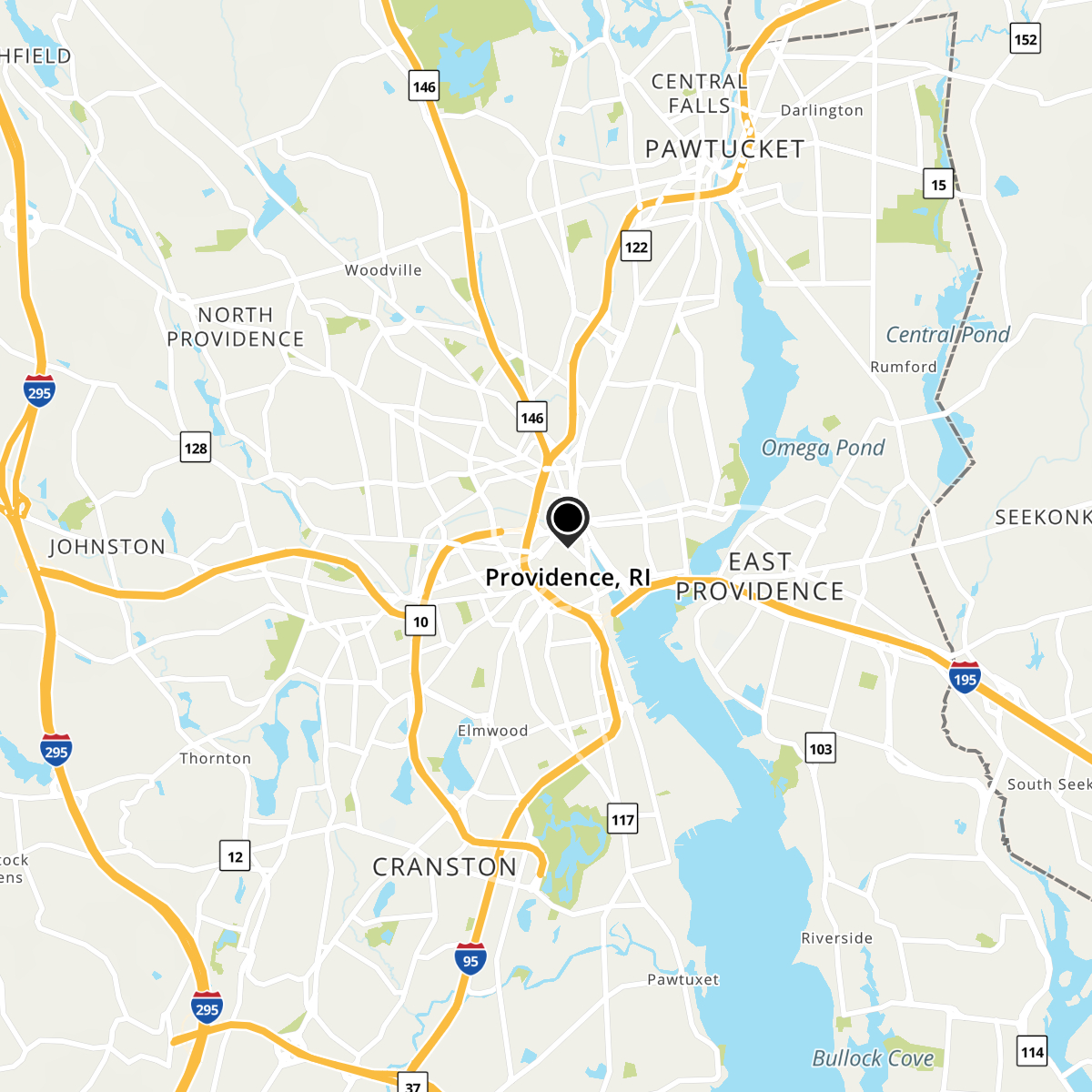 Providence, RI Map & Directions - MapQuest