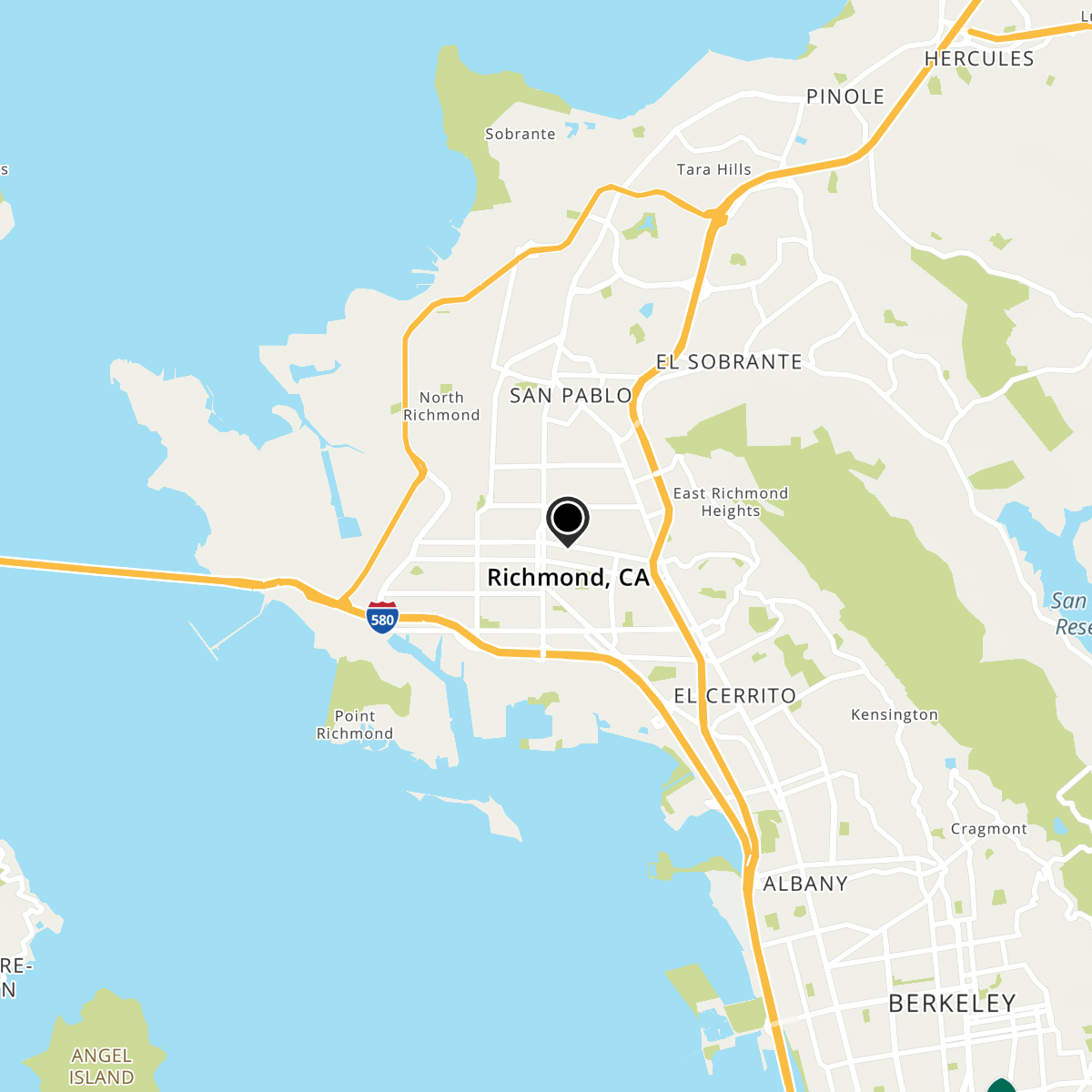 Richmond, CA Map & Directions - MapQuest